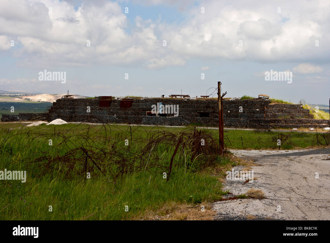 Israeli bunker near Valley of Tears memorial Stock Photo - Alamy