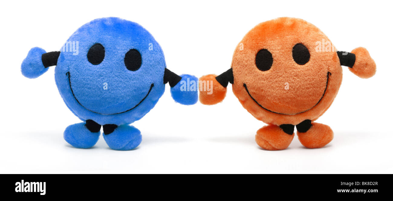Smiley Soft Toys Stock Photo - Alamy