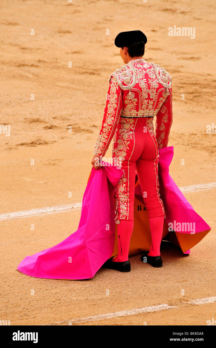 Capote Bullfighter During Bullfight In High Resolution Stock ...