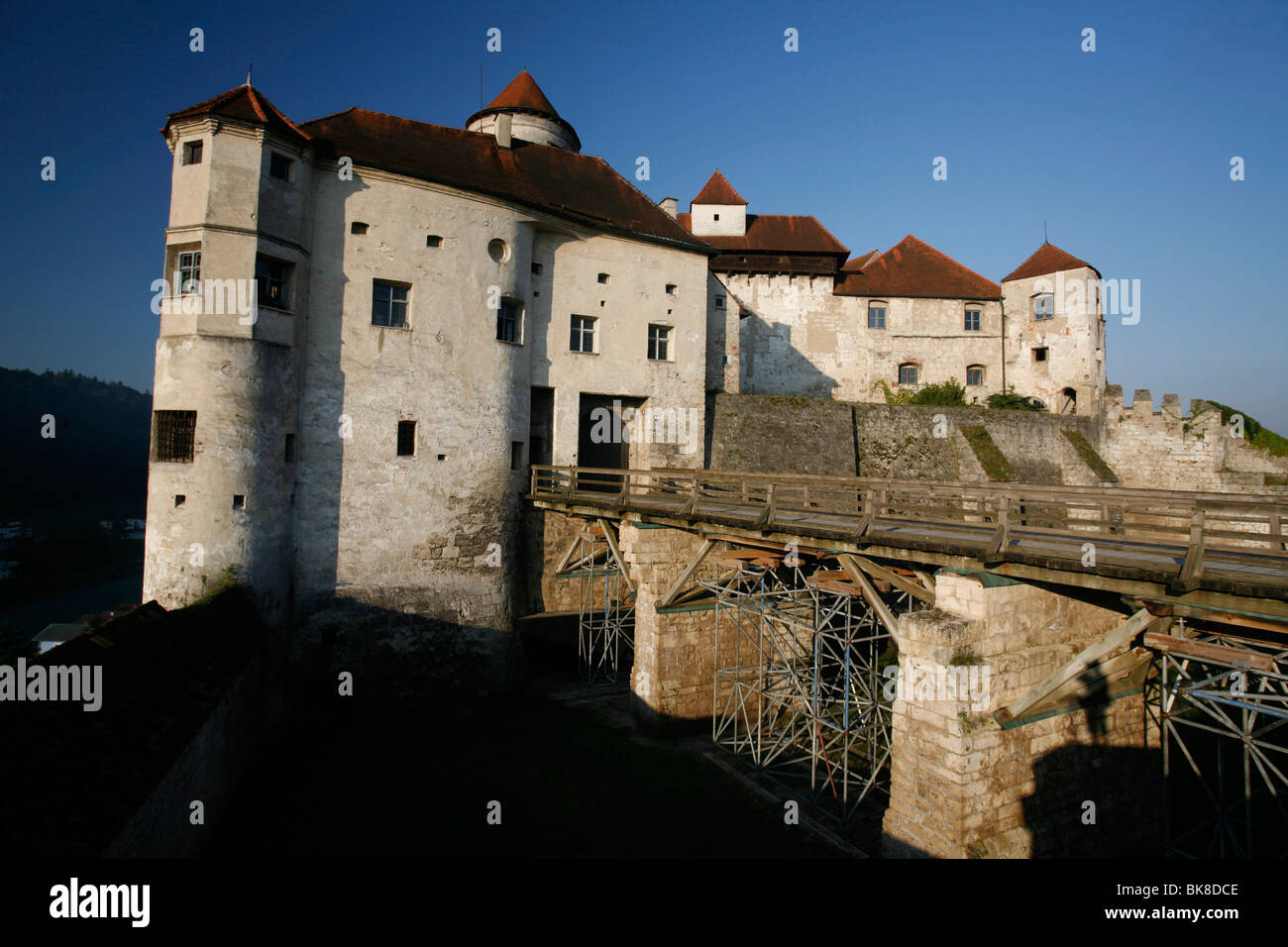 Access to the inner castle of Burghausen Castle, Bavaria, Germany ...