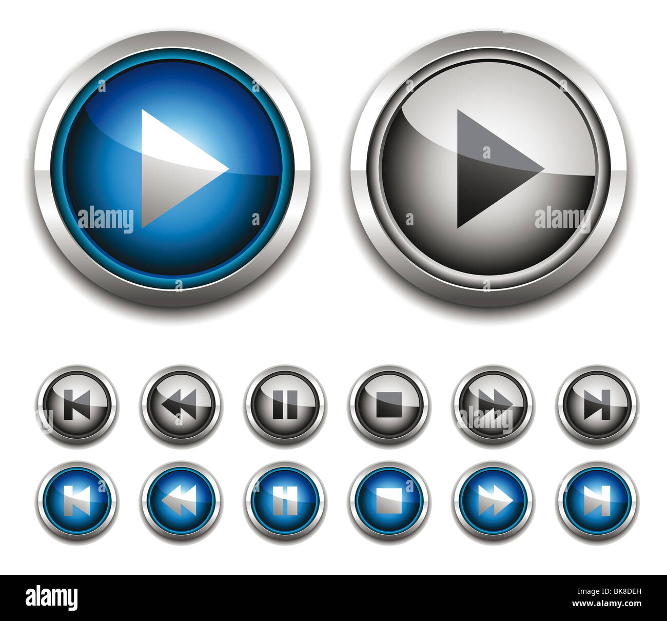3d glossy button navigation web internet Stock Photo - Alamy