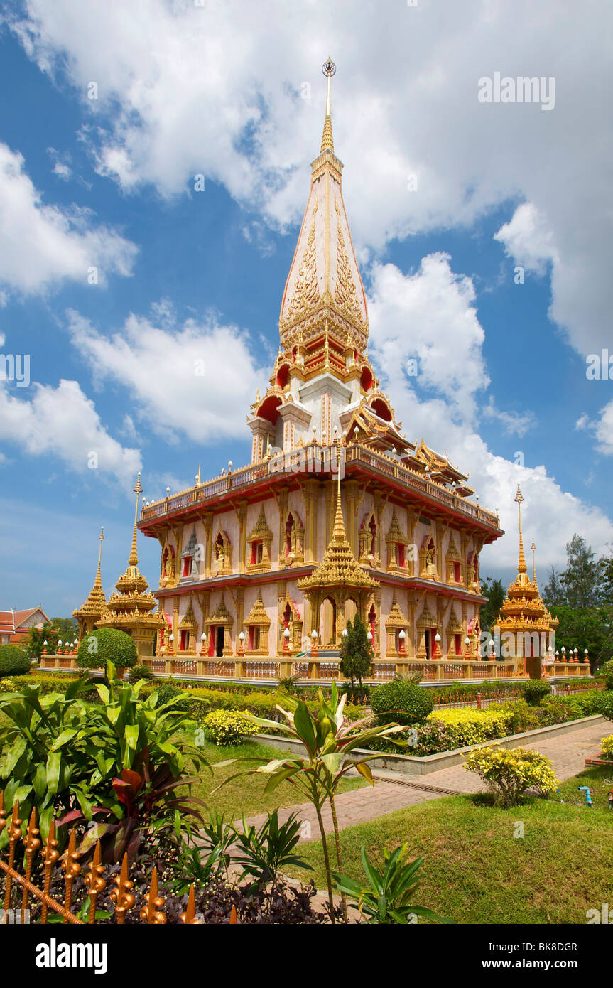 Wat Chalong Temple, Phuket Island, Thailand, Asia Stock Photo - Alamy