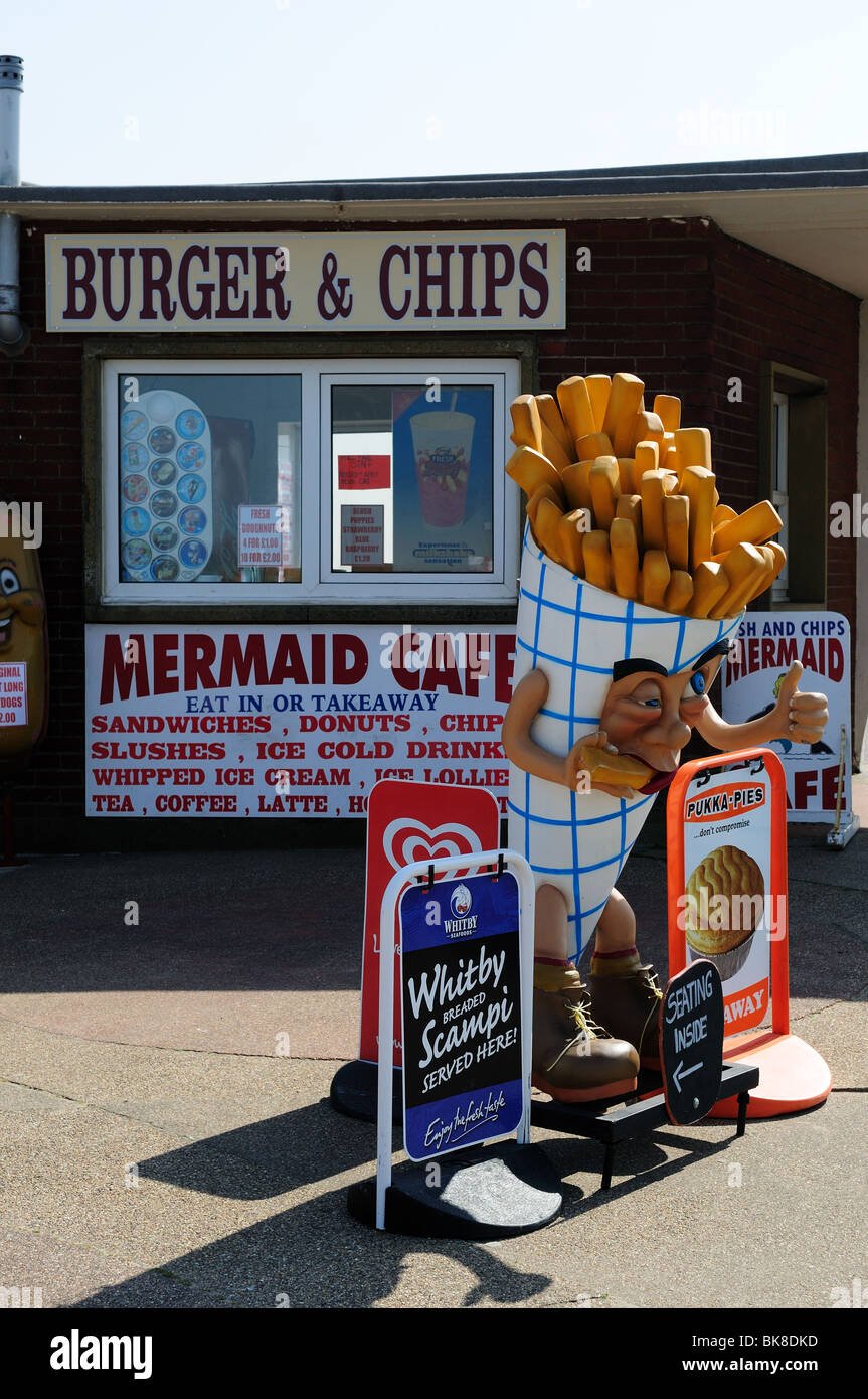 Mablethorpe Seaside Town Fish and Chips ,Ice cream and Burger Shop ...