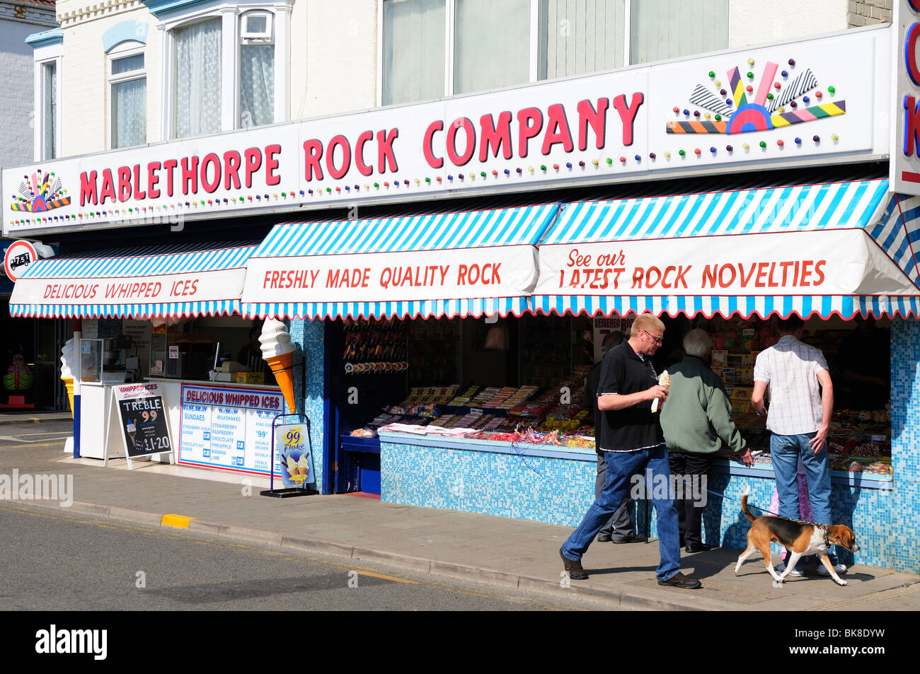 Mablethorpe Rock Company Lincolnshire England Stock Photo - Alamy
