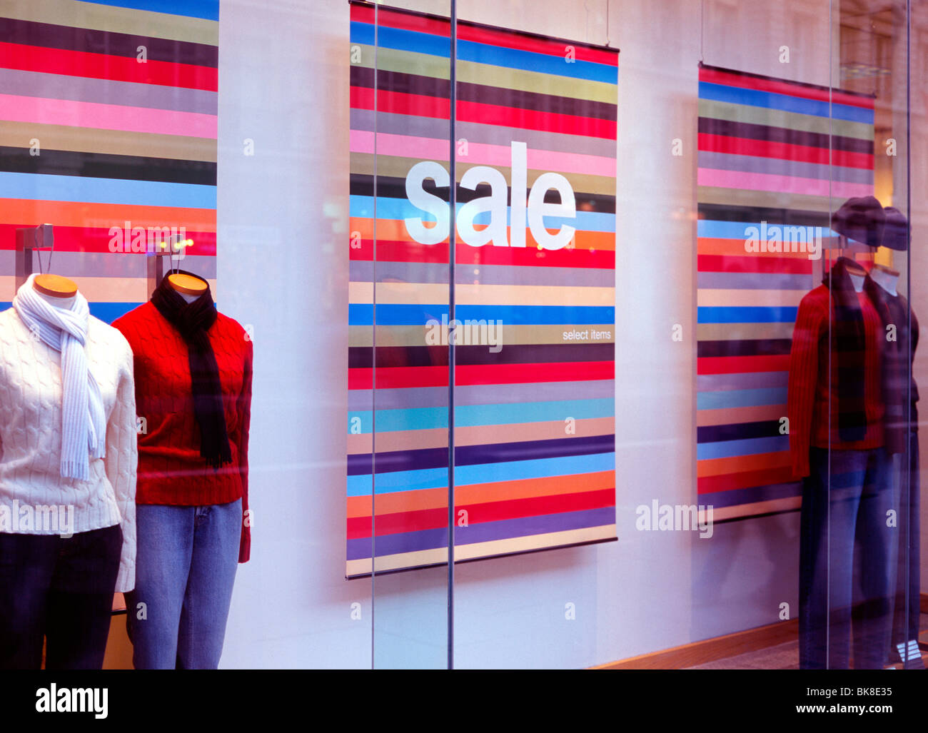 Shop Window Display, Sale Stock Photo - Alamy
