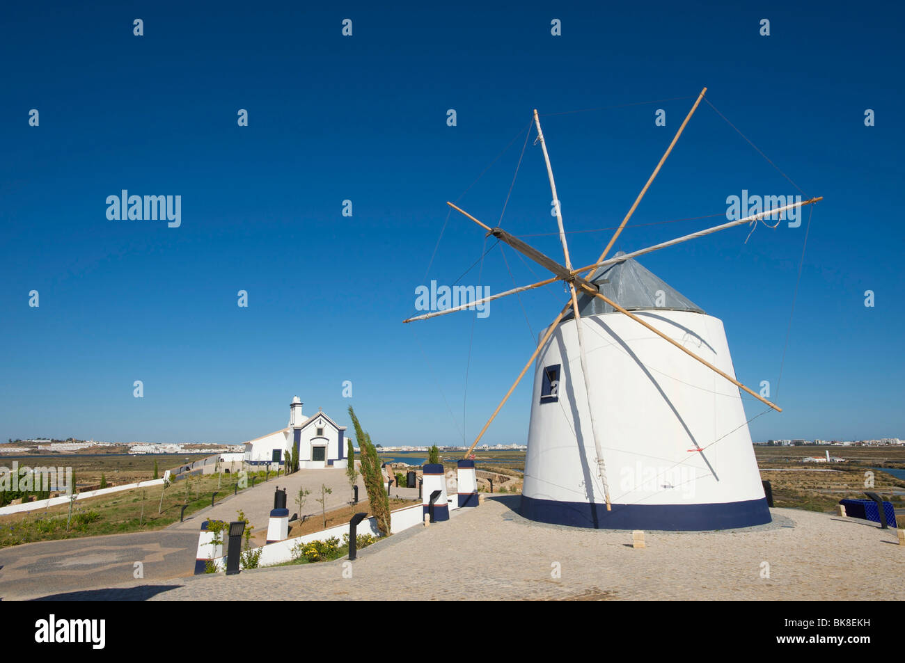 Algarve portugal windmill windmills buildings High Resolution Stock ...
