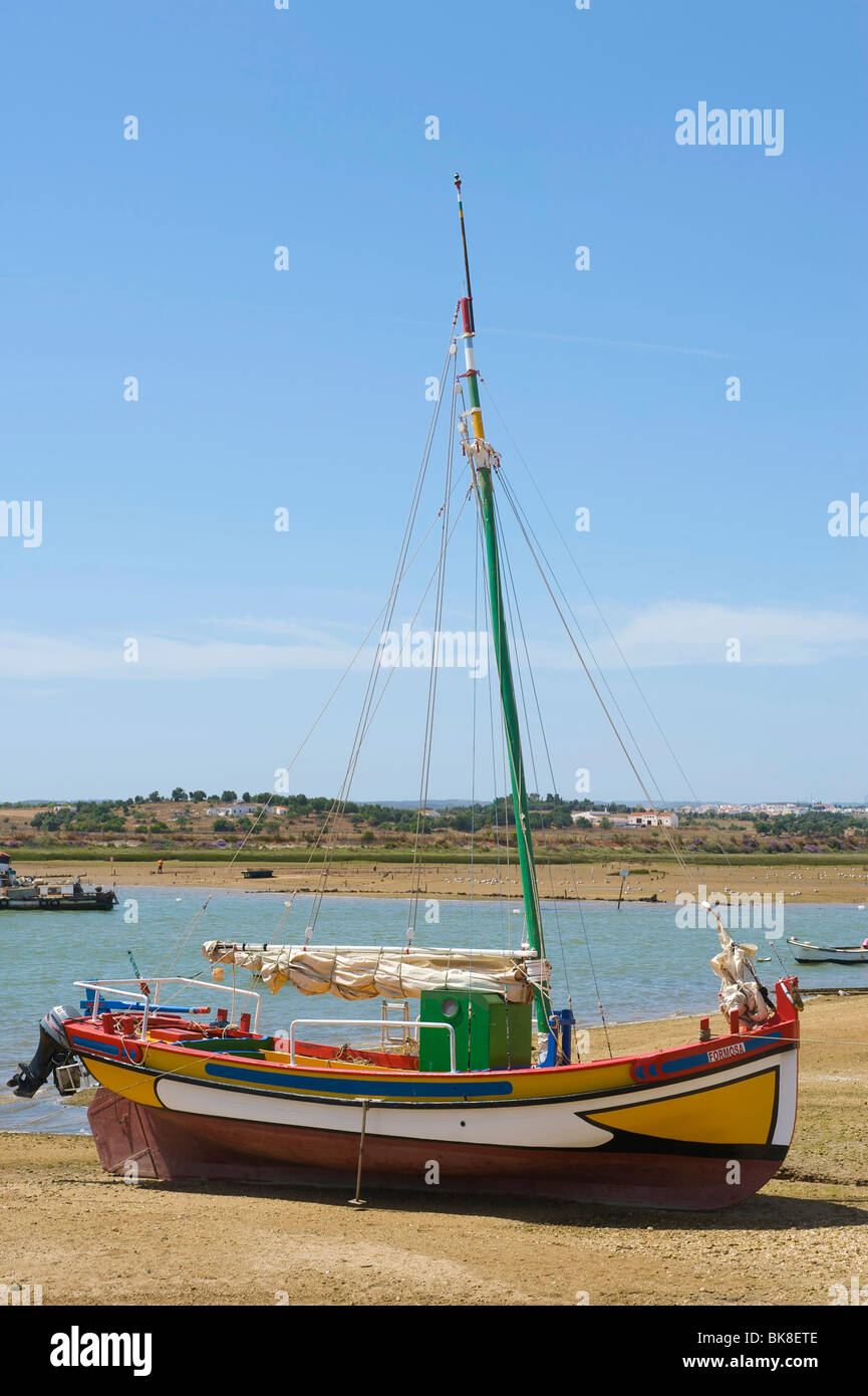 Fishing boat in Alvor, Algarve, Portugal, Europe Stock Photo - Alamy
