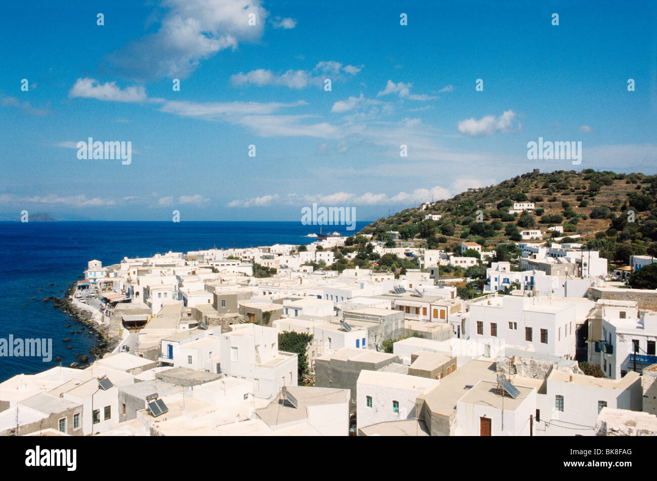 Mandraki, island of Nisyros, Dodecanese Islands, Greece, Europe Stock ...