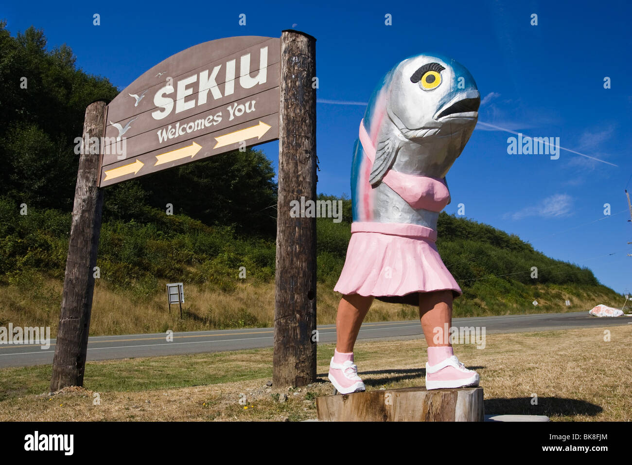 Fishing village Sekiu, West Coast, Olympic Peninsula, Pacific ...