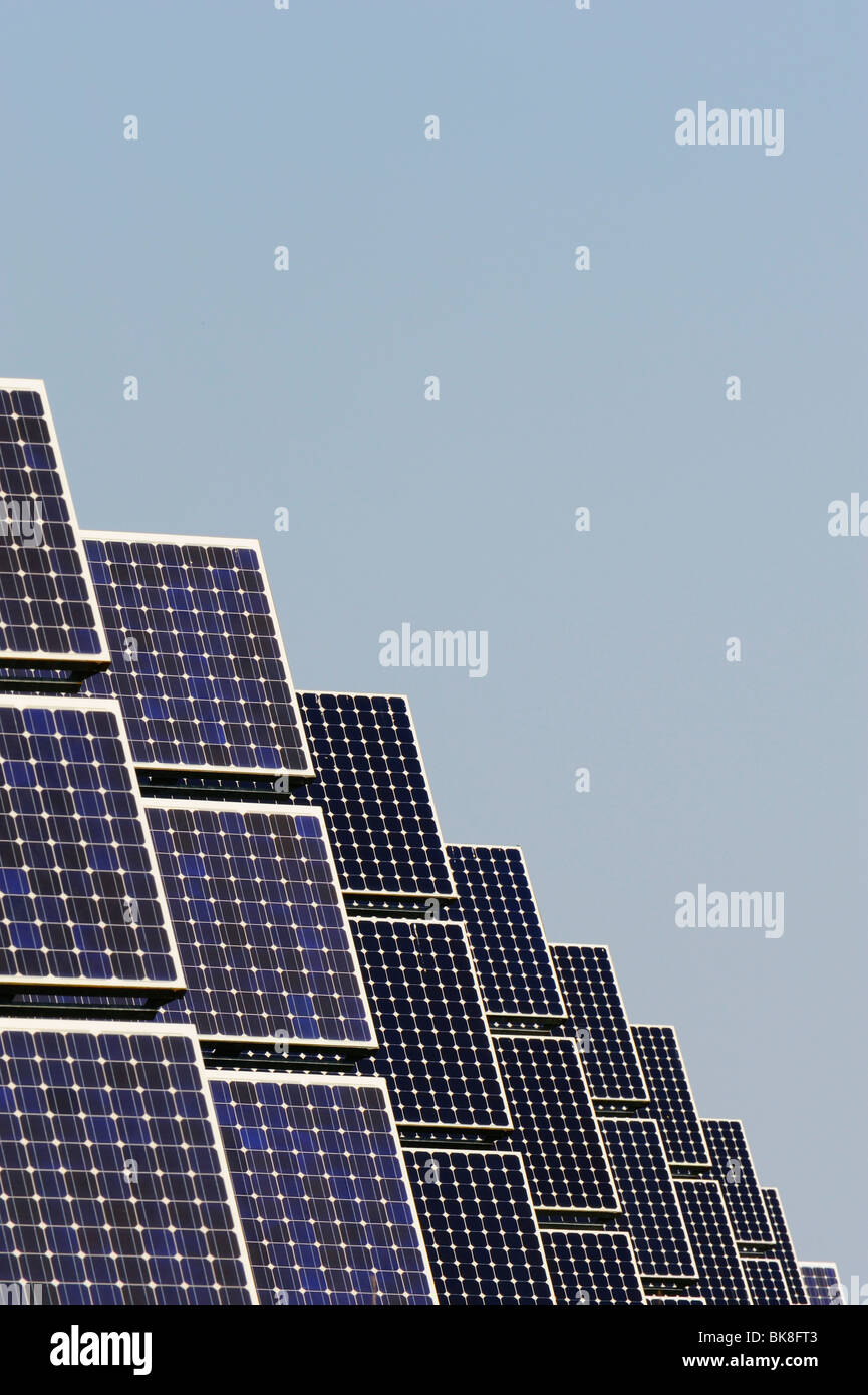 Solar system, solar panels Stock Photo - Alamy