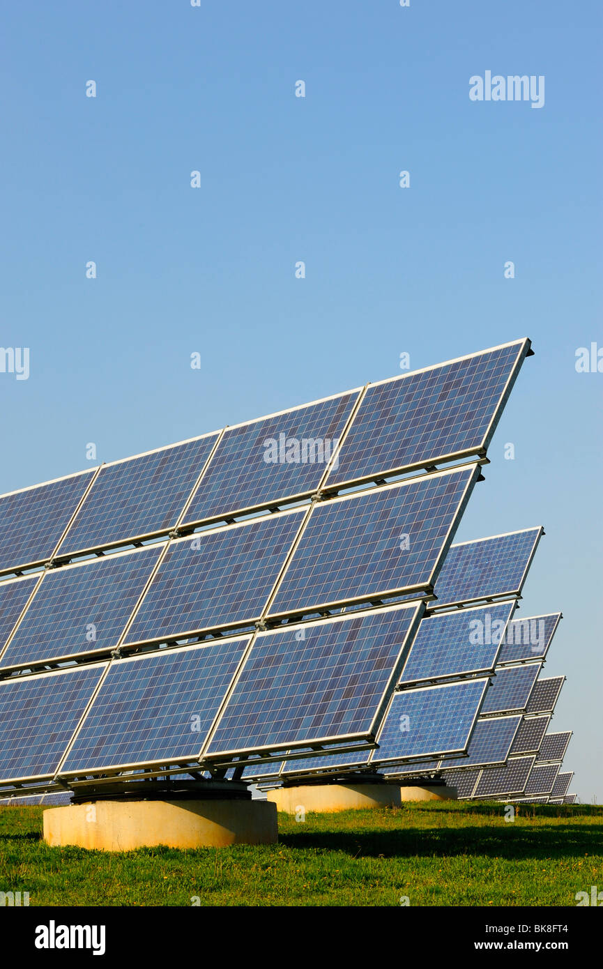 Solar system, solar panels Stock Photo - Alamy