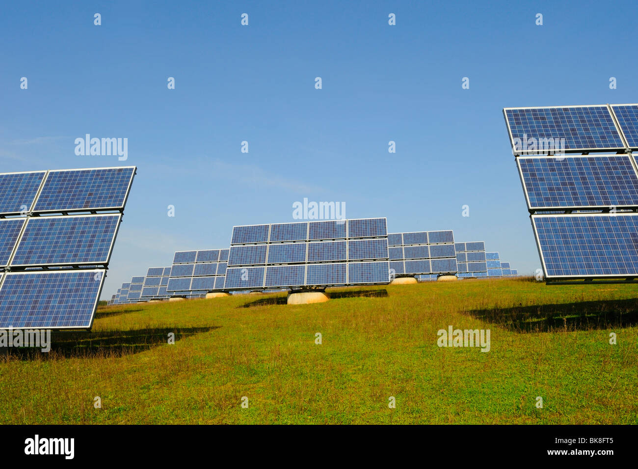 Solar system, solar panels Stock Photo - Alamy