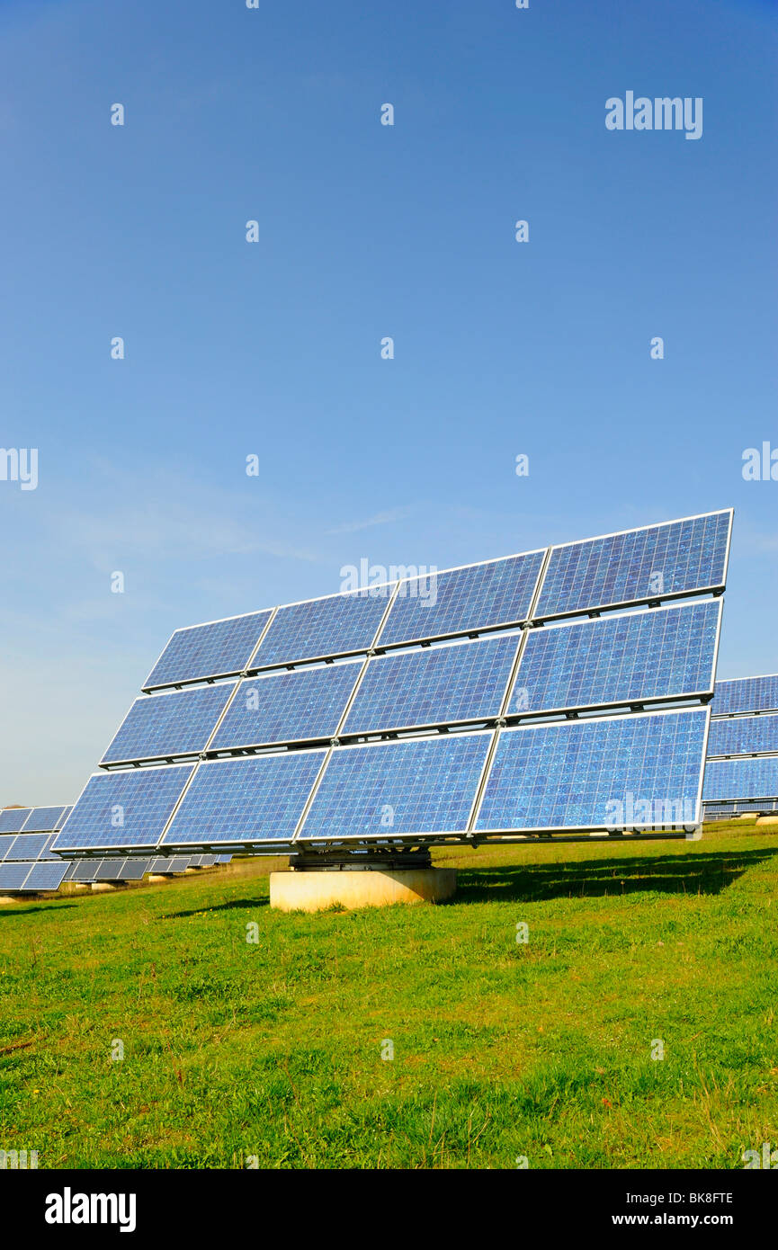 Solar system, solar panels Stock Photo - Alamy