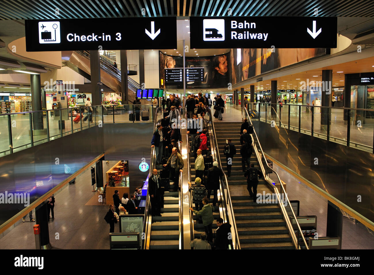 Zurich airport terminal inside hi-res stock photography and images - Alamy