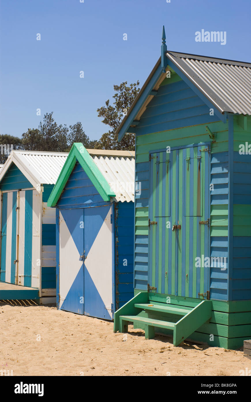 Bathing box brighton beach melbourne hi-res stock photography and ...
