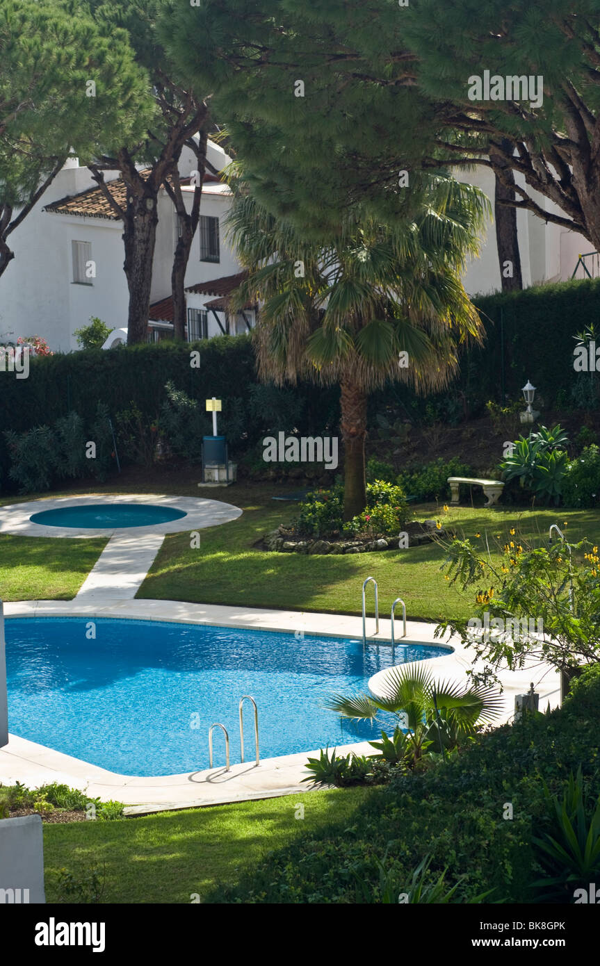 Garden swimming pool hi-res stock photography and images - Alamy