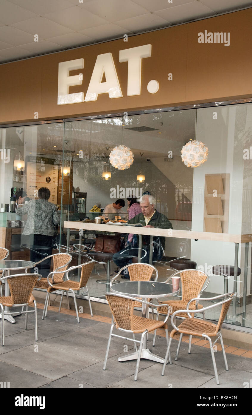 EAT. restaurant, Cambridge Stock Photo - Alamy