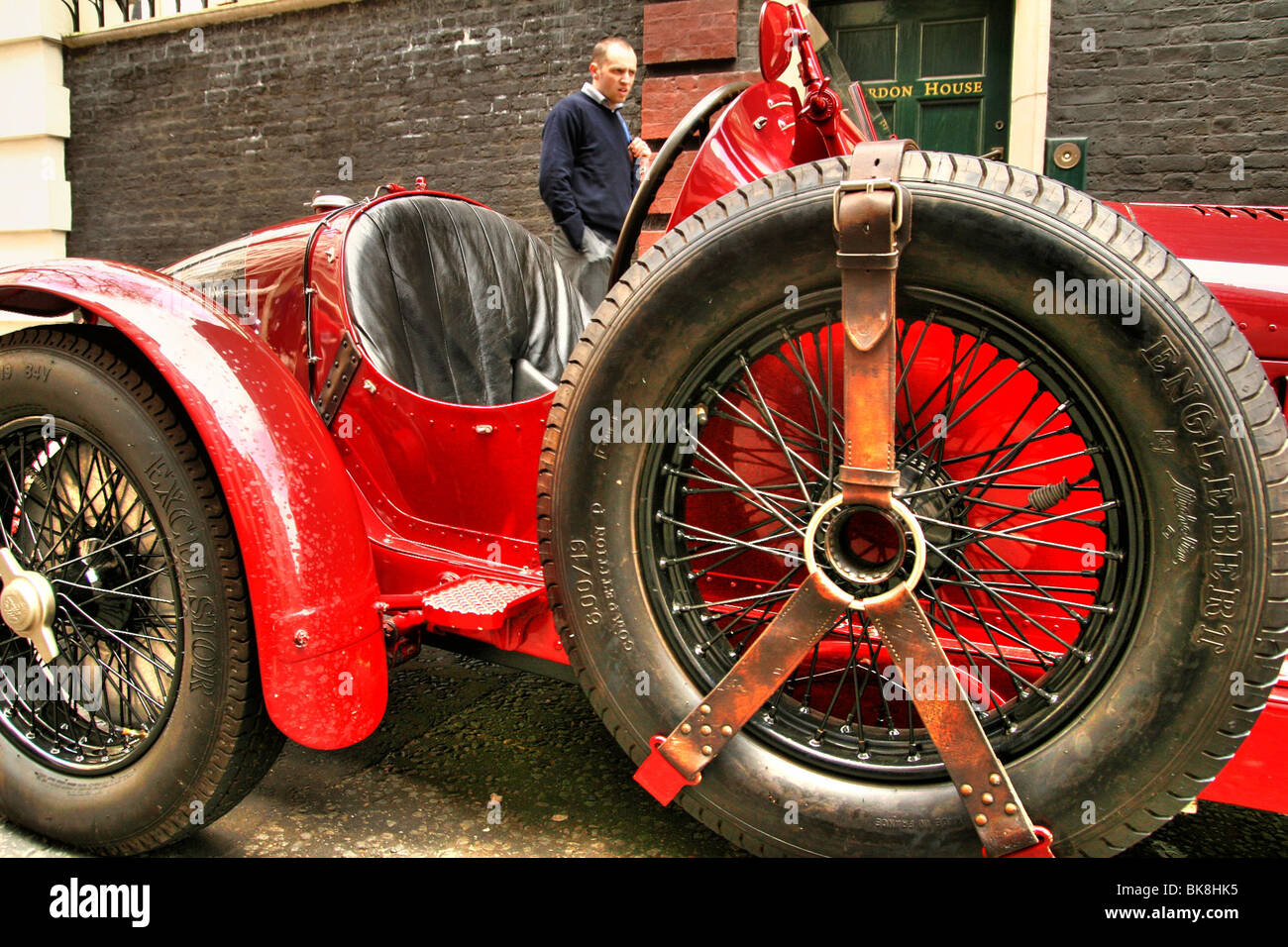 1932 Alfa 8c Monza outside London's Alfred Dunhill club in Mayfair to ...