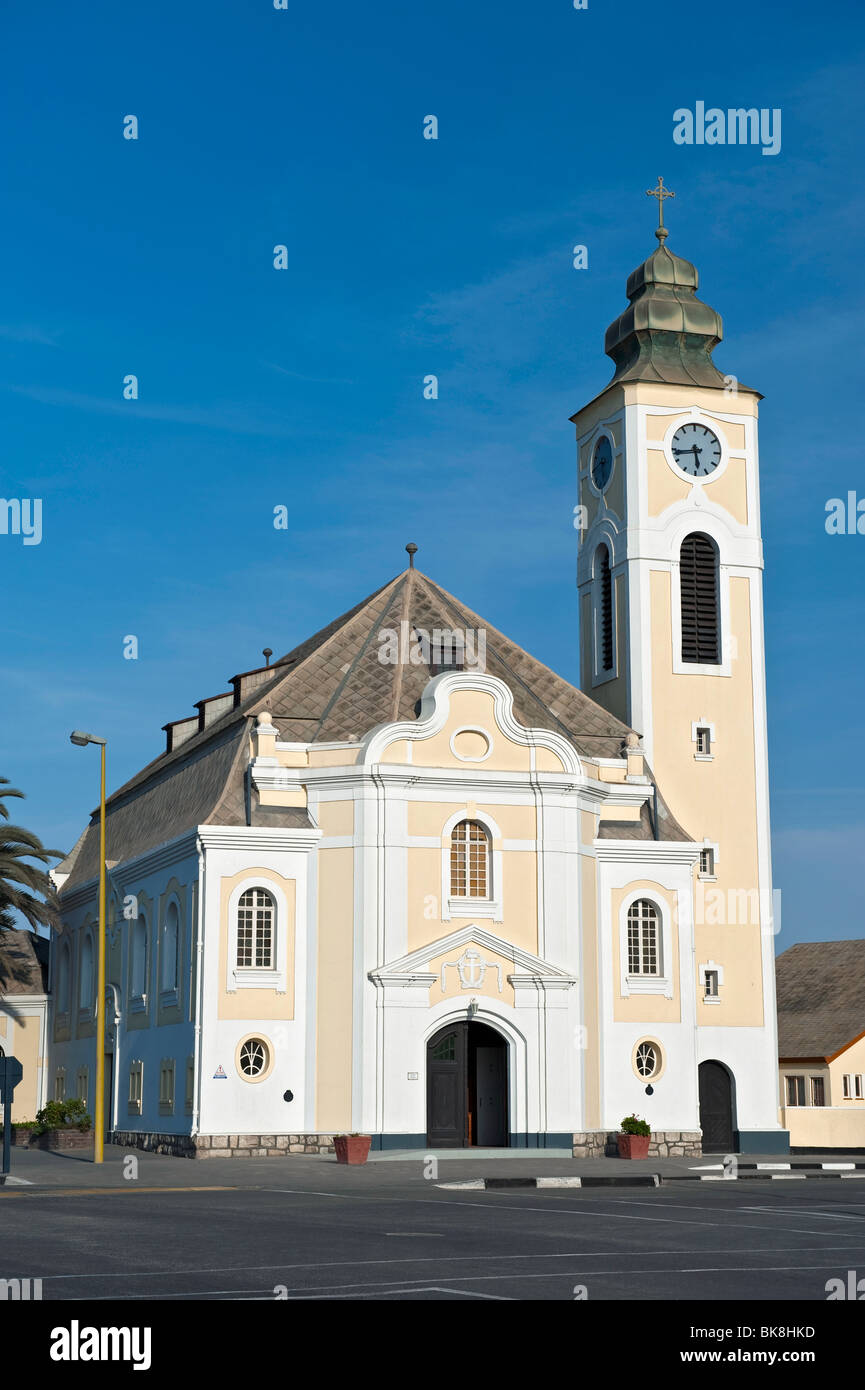German Colonial Architecture in Swakopmund, Namibia Stock Photo - Alamy