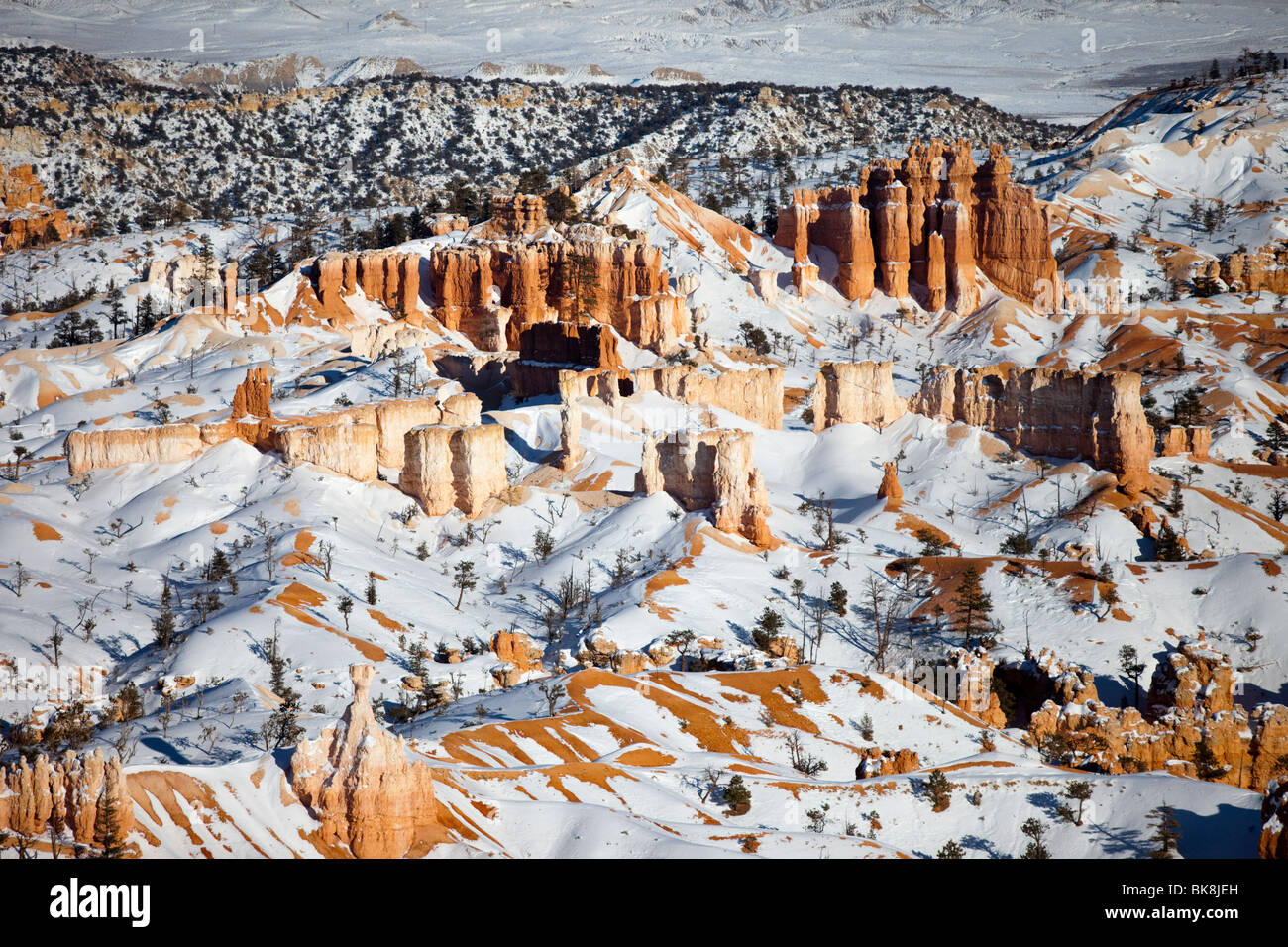 View of the hoodoos from Sunset Point at Bryce Canyon National Park ...