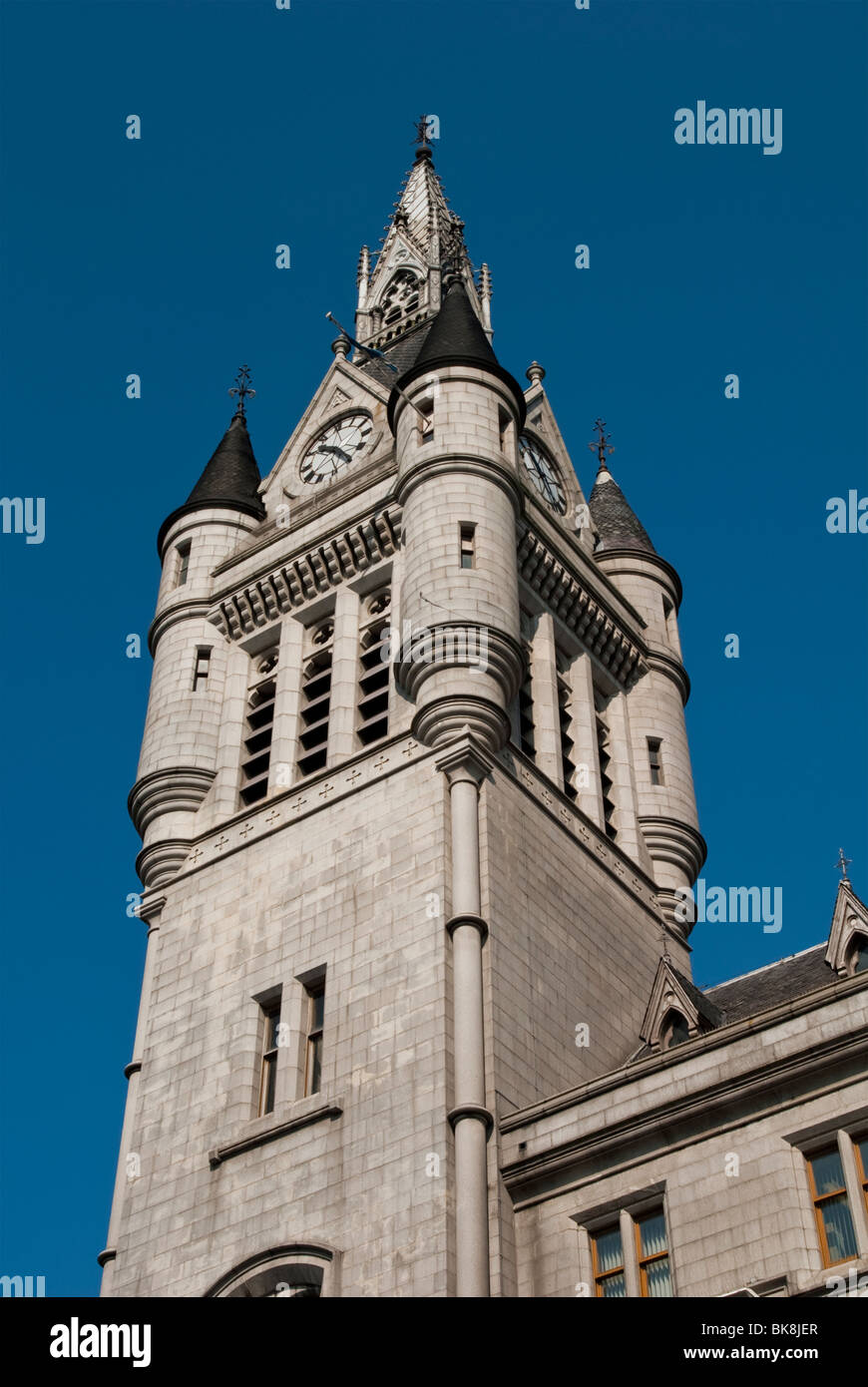 Town House Clock Tower, Aberdeen, Scotland Stock Photo - Alamy