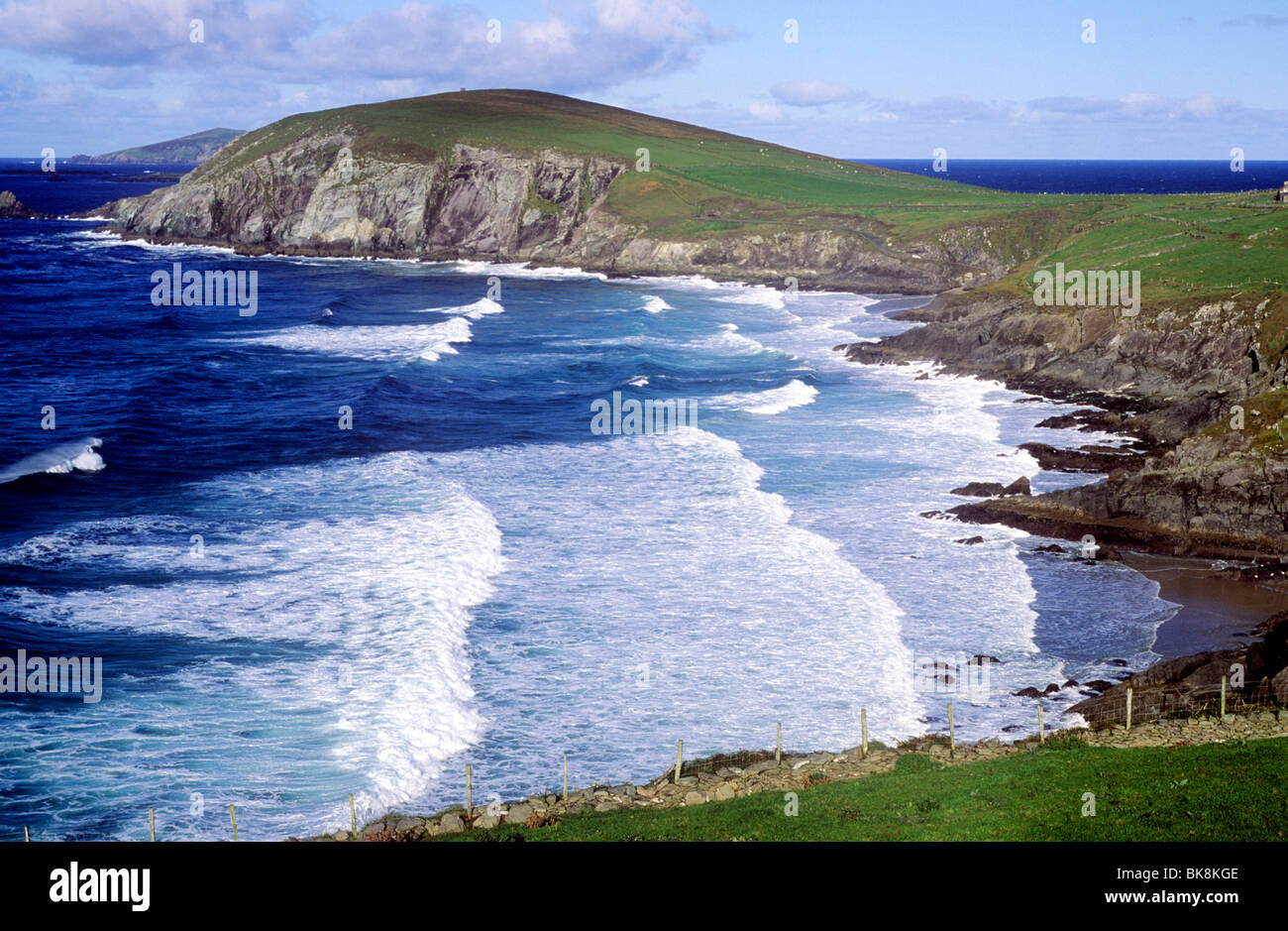 Coumeenole Beach, Dunmore Point, Dingle Peninsula, County Kerry Ireland ...