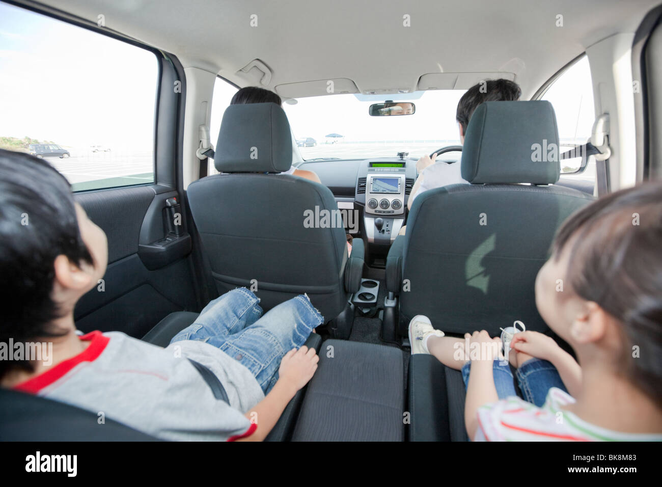 Family Going for a Drive Stock Photo - Alamy