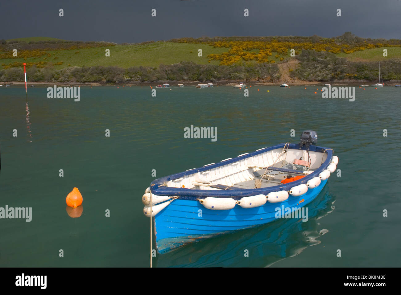 Salcombe Harbour Boat Stock Photo - Alamy