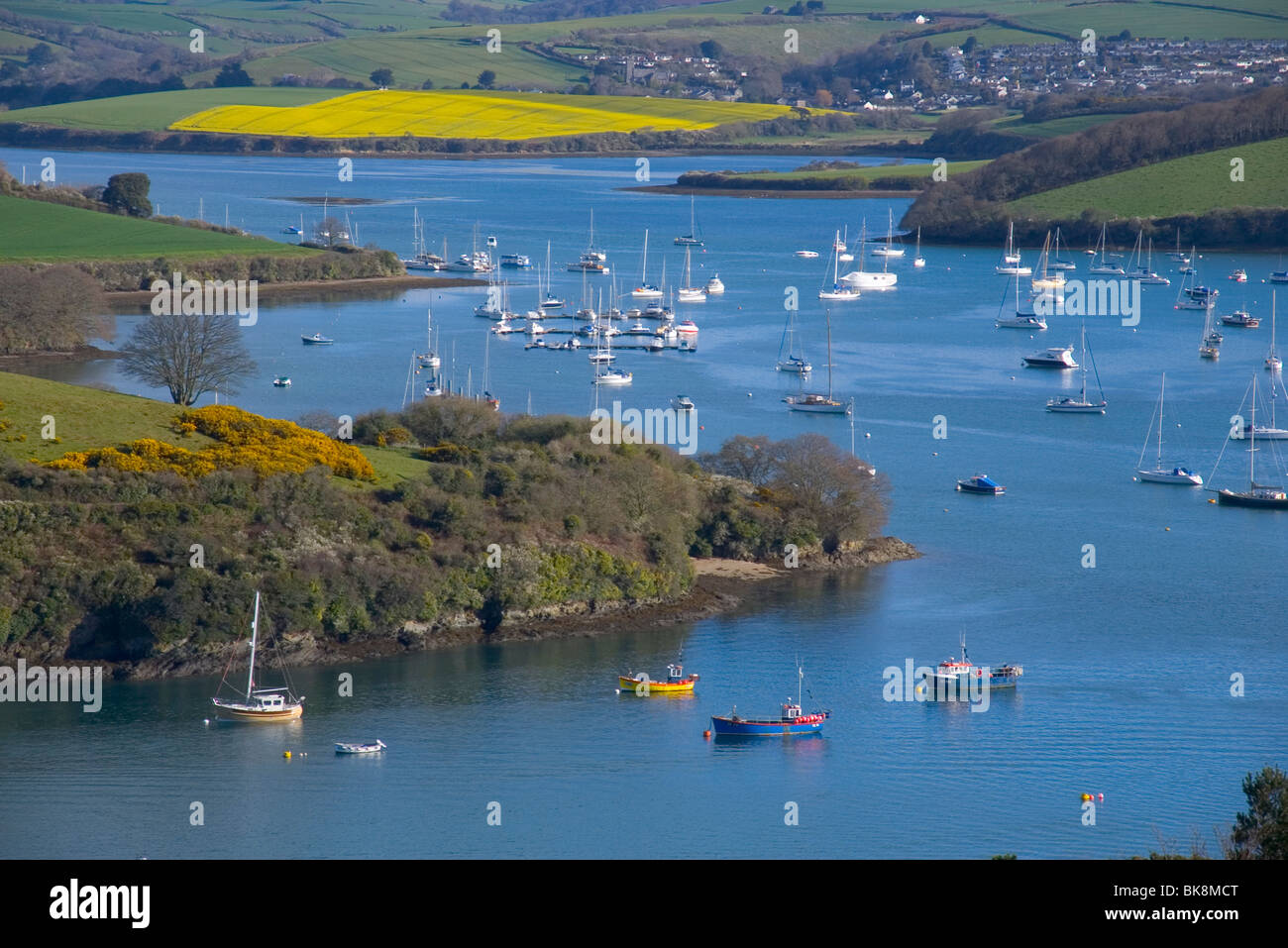 Salcombe, Kingsbridge Estuary Stock Photo - Alamy