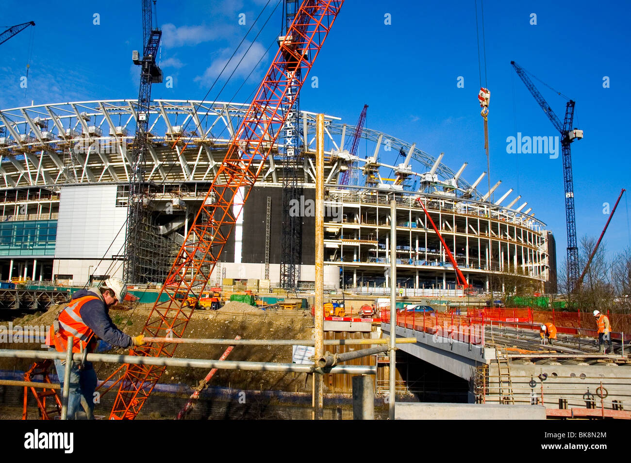 Wembley stadium construction hi-res stock photography and images - Alamy