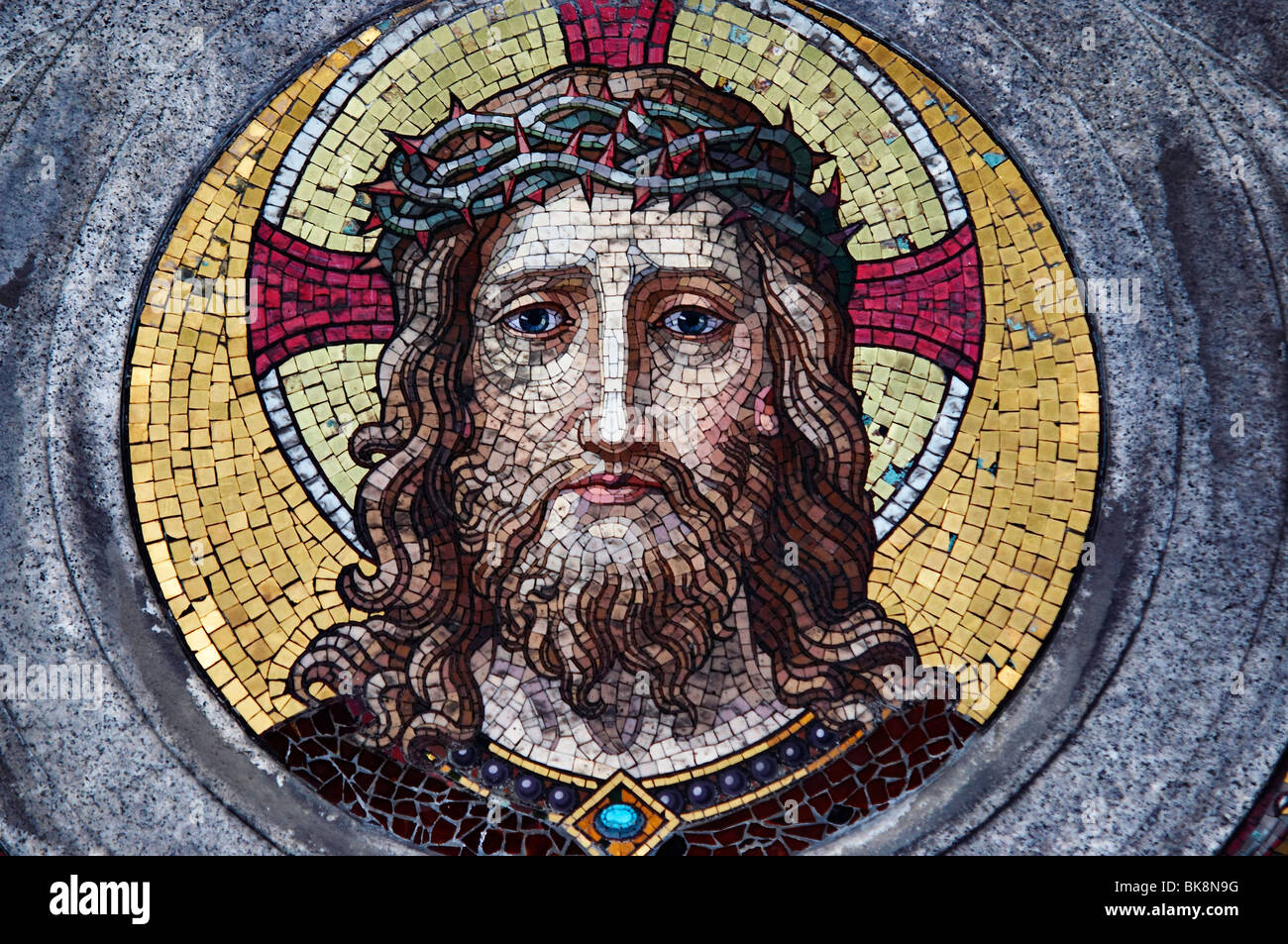 Jesus face mosaic hi-res stock photography and images - Alamy