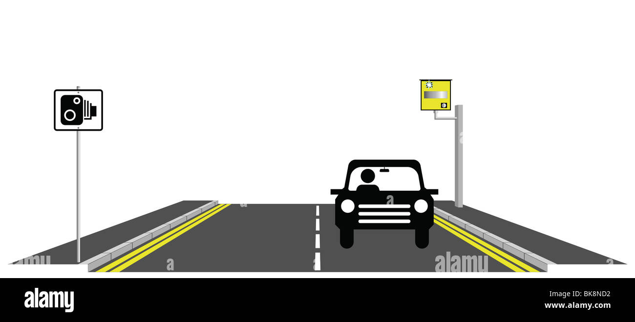 Swerving Car Cartoon