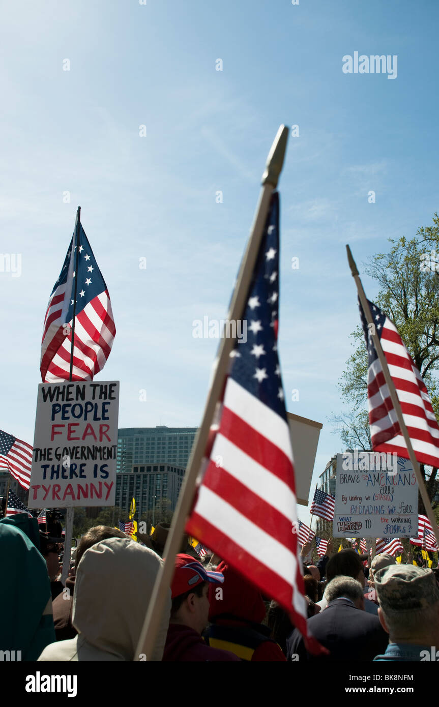 Tea party protesters at the 2010 Boston Tea Party Stock Photo - Alamy