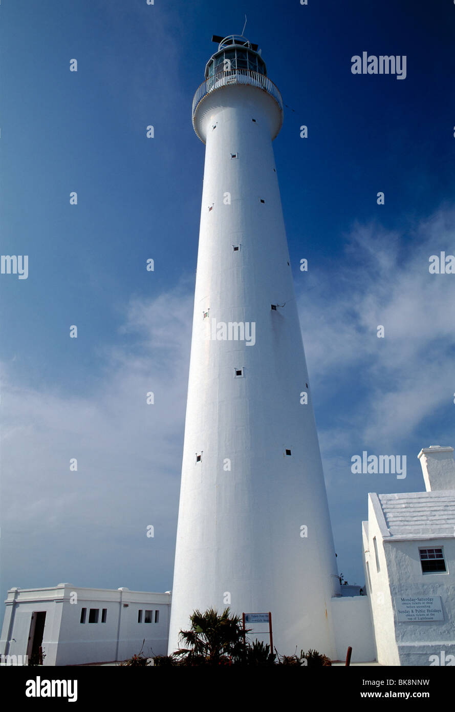Gibbs Hill Lighthouse, c1846, 2nd cast iron lighthouse ever built ...