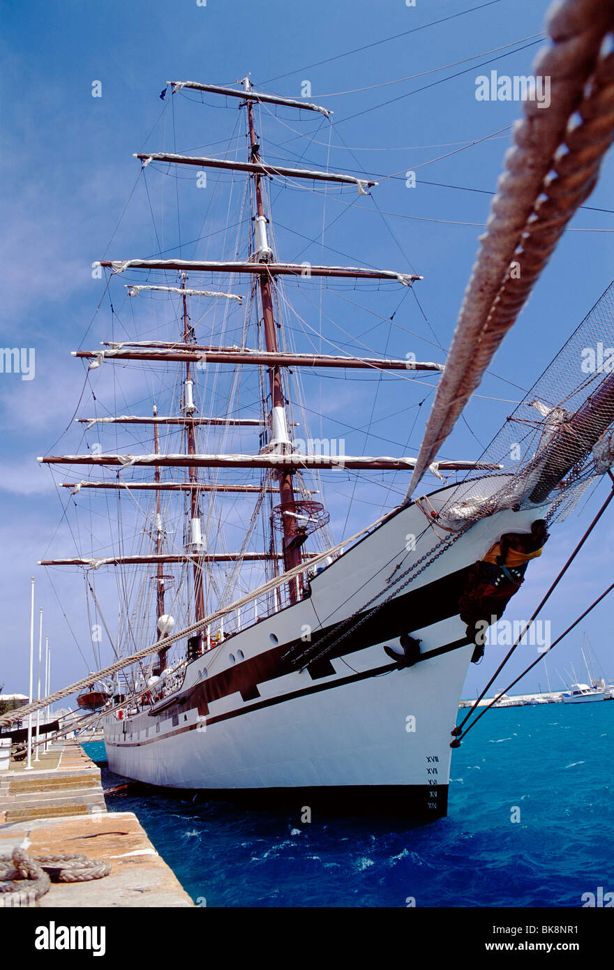 Simon Bolivar, Venezuelan Navy sailing ship, Royal Naval Dockyard ...