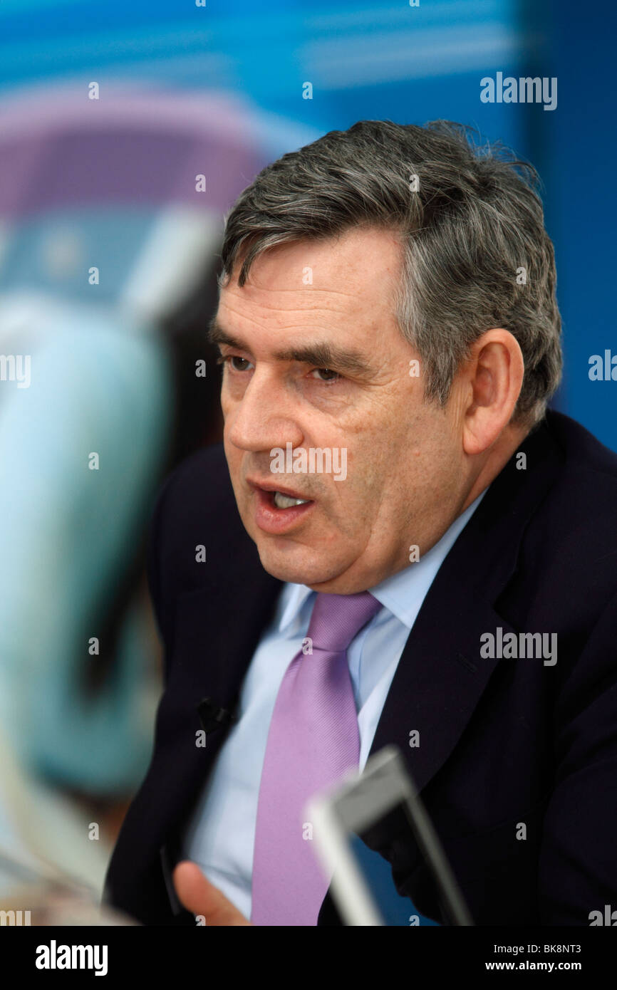 James Gordon Brown sitting Prime Minister and MP for Kirkcaldy and ...