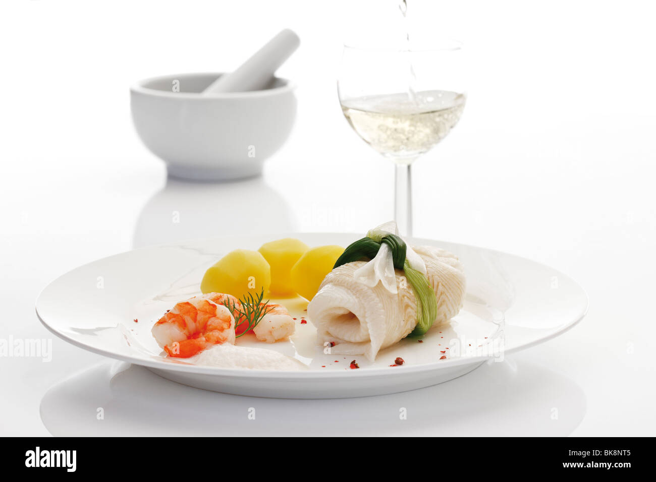 Heilbuttroulade hi-res stock photography and images - Alamy