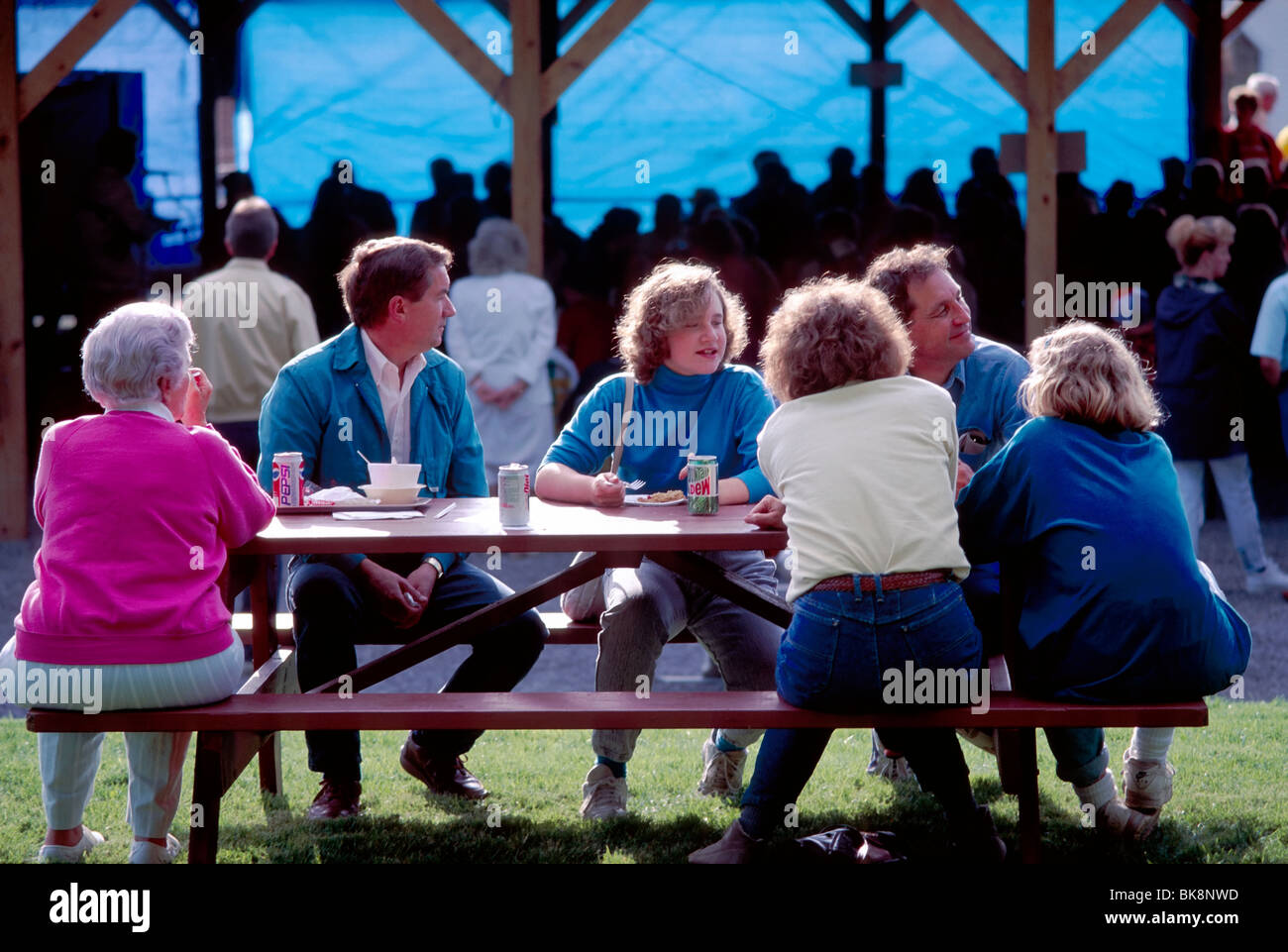 Friends and families gather at the annual Cito United Methodist Church ...
