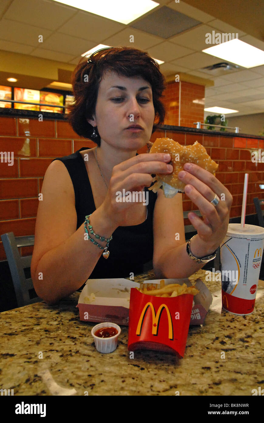 Mcdonalds canada customer hi-res stock photography and images - Alamy
