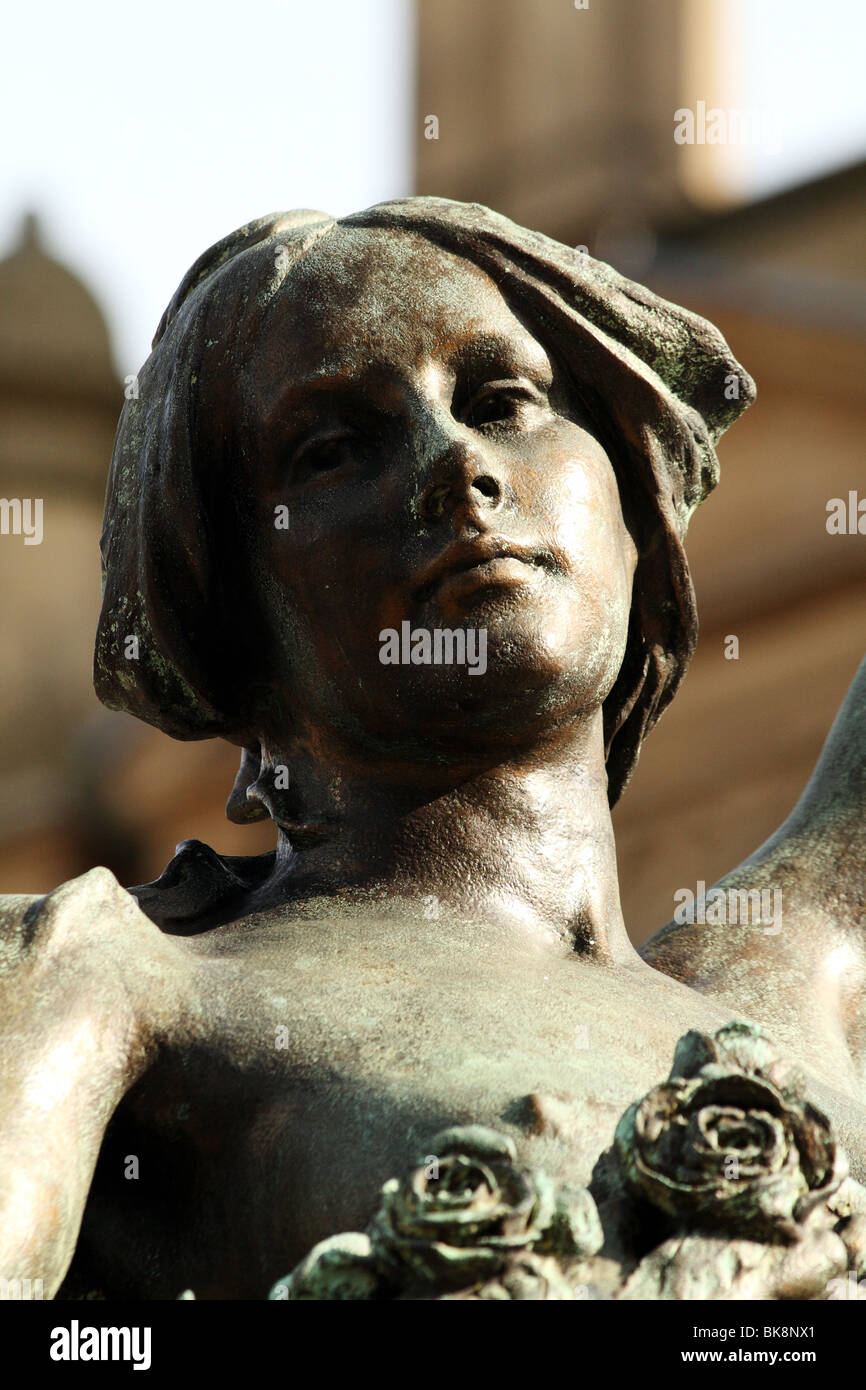Statues by celebrated Victorian sculptor Alfred Drury in the art ...