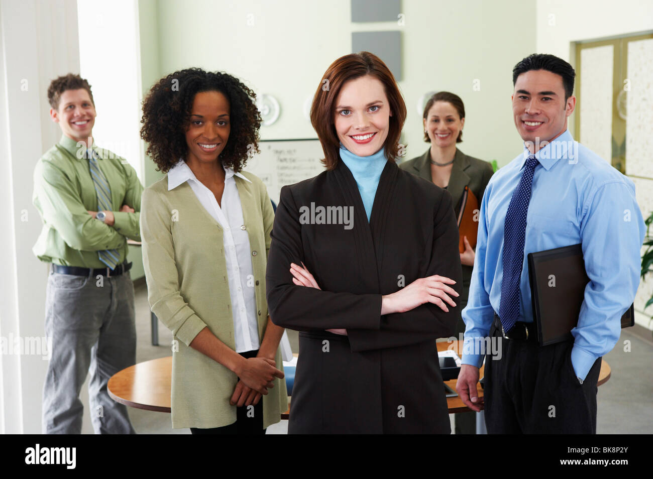 Business executives in an office Stock Photo - Alamy