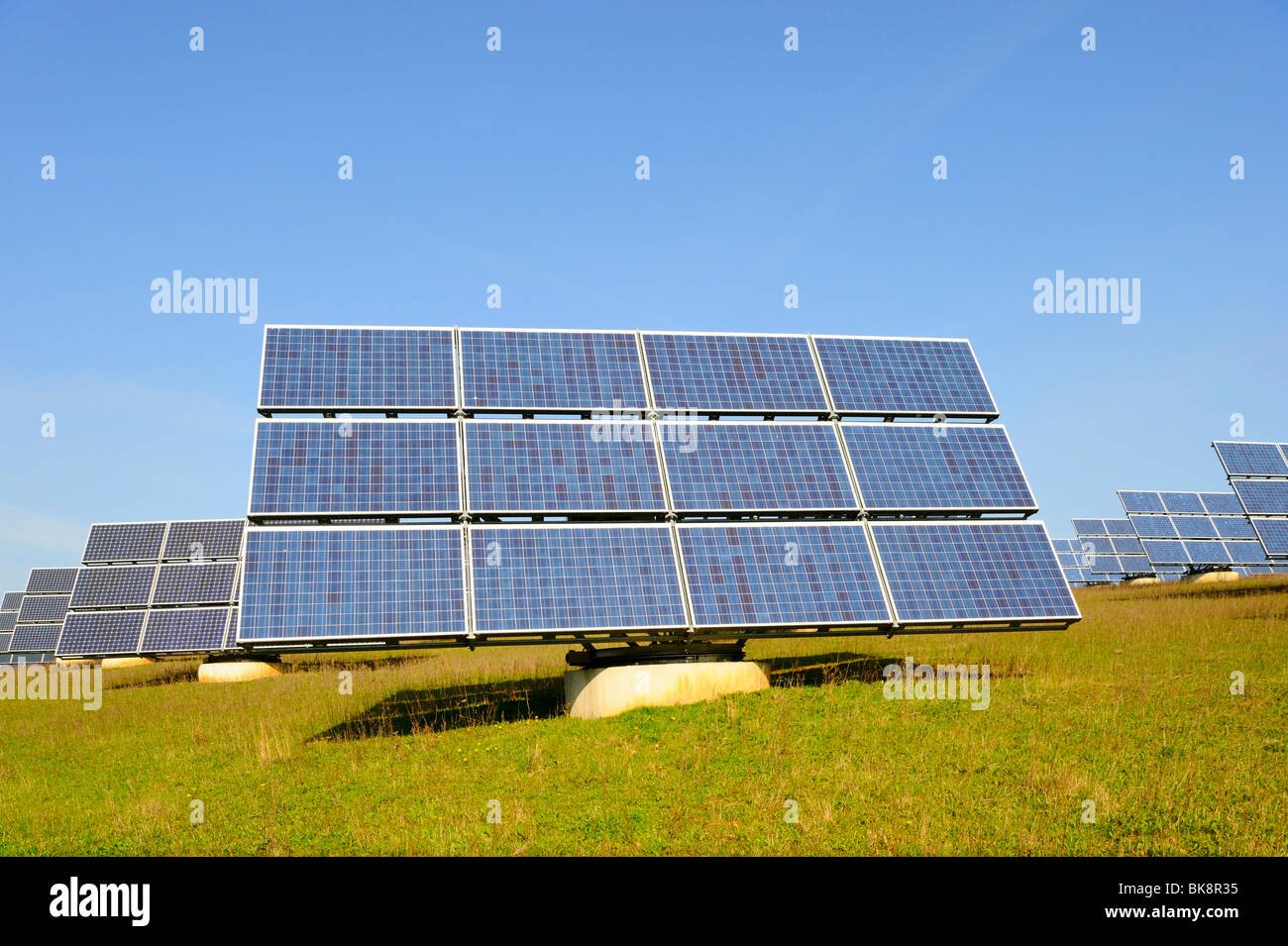 Solar system, solar panels Stock Photo - Alamy