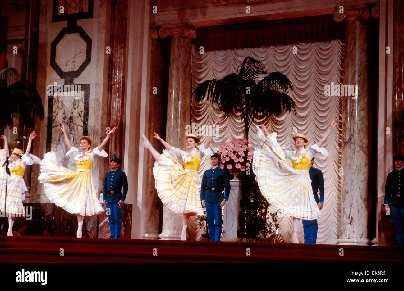 Austro-Hungarian folk dancers performing in Vienna, Austria Stock Photo ...