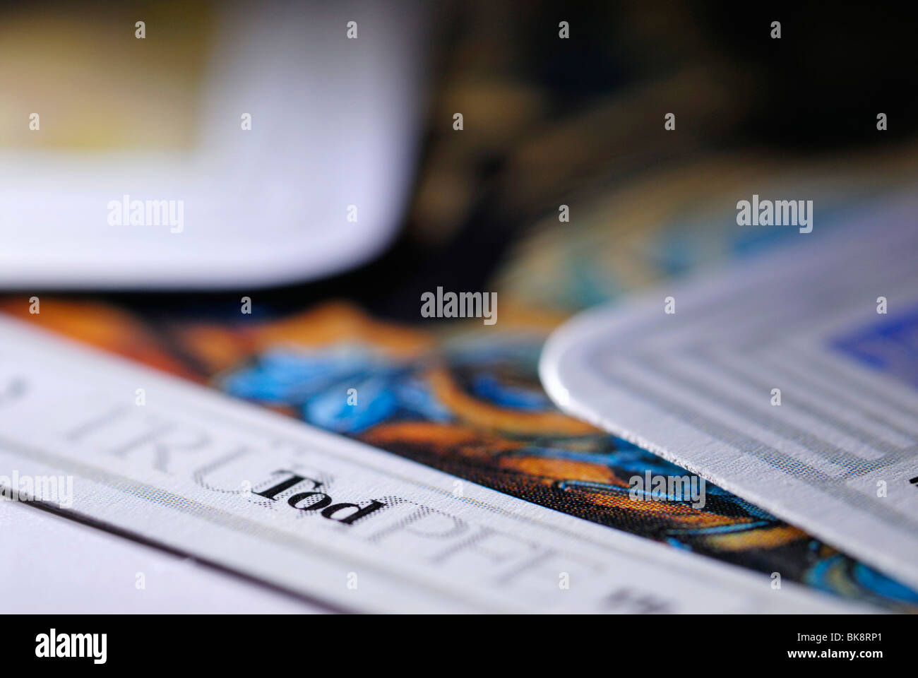 Tarot cards, Tod, German for Death Stock Photo - Alamy