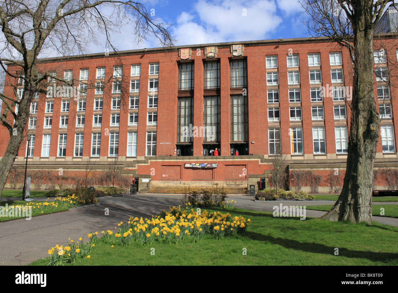 Main Library, University of Birmingham, Edgbaston Campus, West Midlands ...
