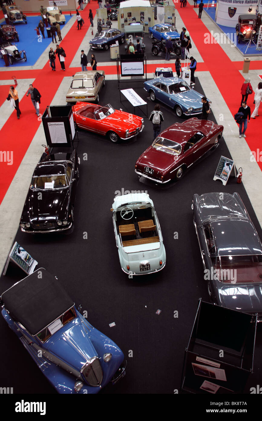 A vintage Car show at Fiera di Roma Stock Photo - Alamy
