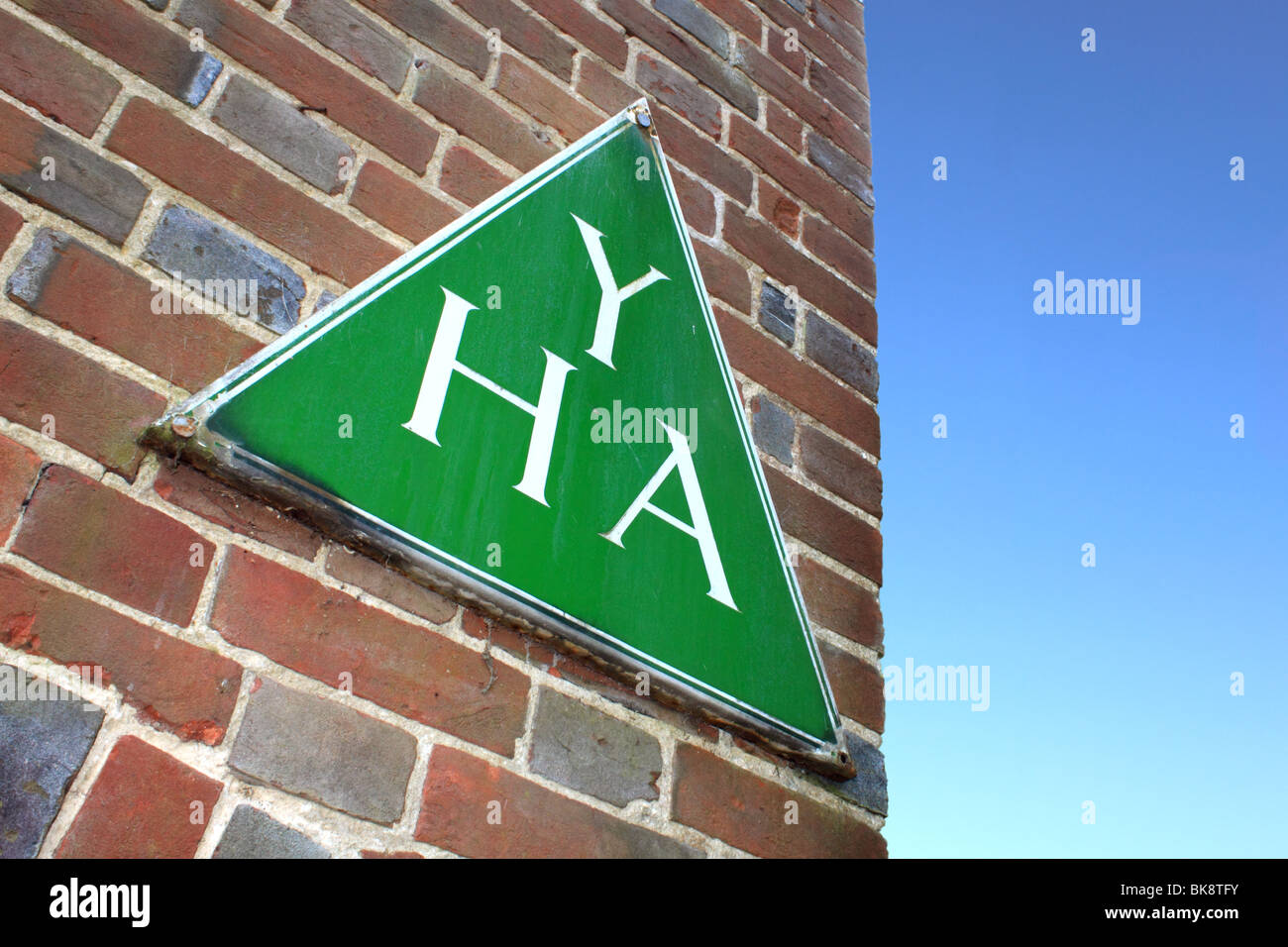 Old sign outside Hindhead YHA in the Devil's Punch Bowl, Punch Bowl ...
