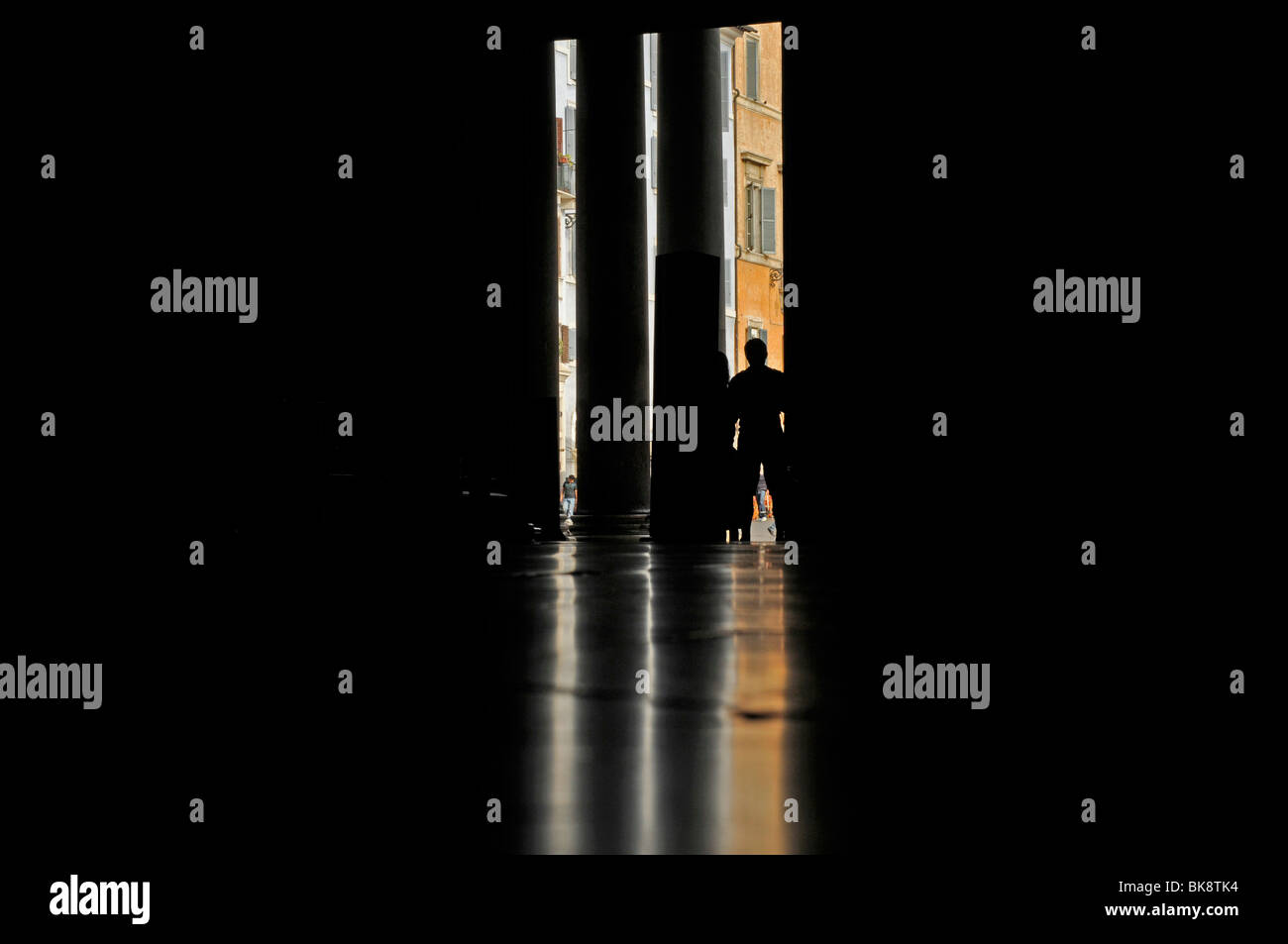 Back of the pantheon hi-res stock photography and images - Alamy