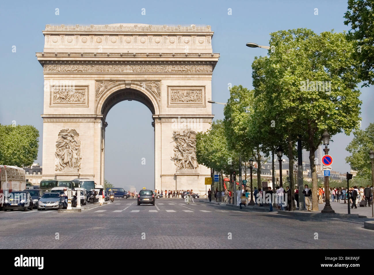 Paris (75): The Triumphal Arch Stock Photo - Alamy