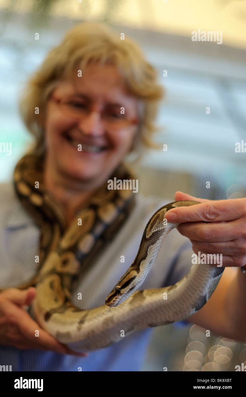 Snake with human face hi-res stock photography and images - Alamy